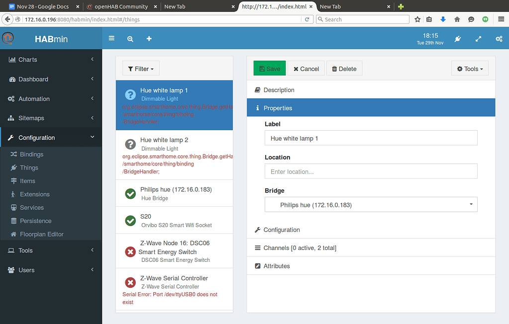 Hue binding NOT works outside Eclipse IDE - binding - openHAB Community