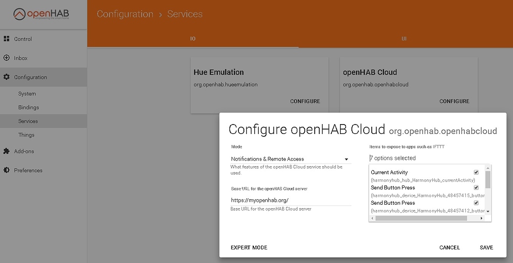 openHab on Synology Nas where to find UUID and secret - openHAB Cloud - openHAB Community