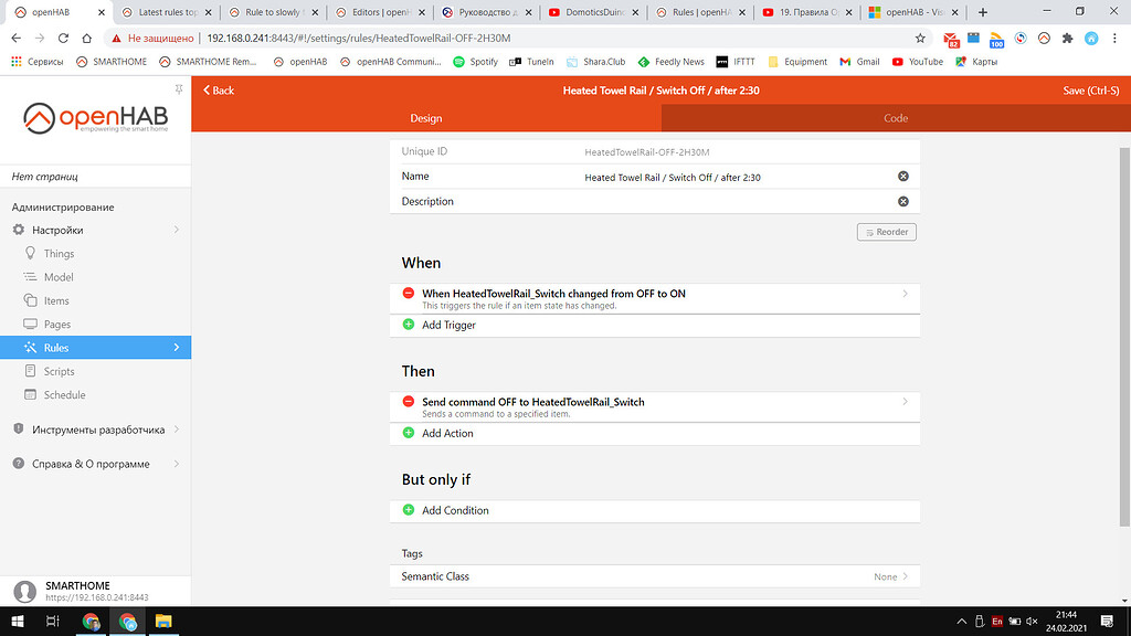 [OH3] Rule: switch off after sometime? - Beginners - openHAB Community