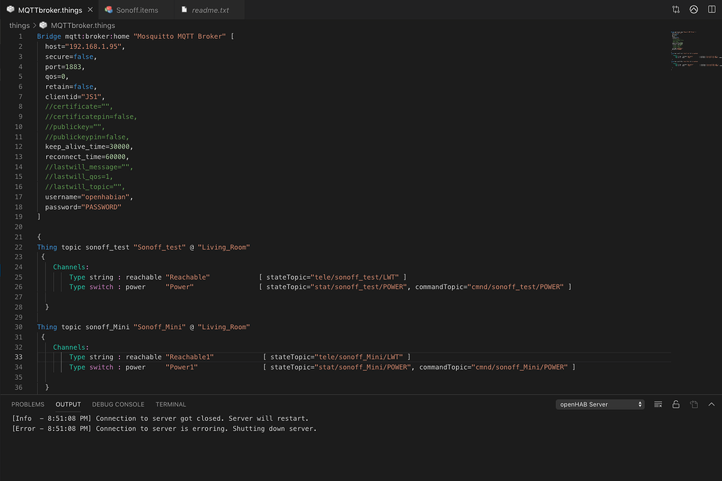 Add Sonoff Basic (Tasmota) to Things, Items and Rules using config files and MQTT - Beginners ...