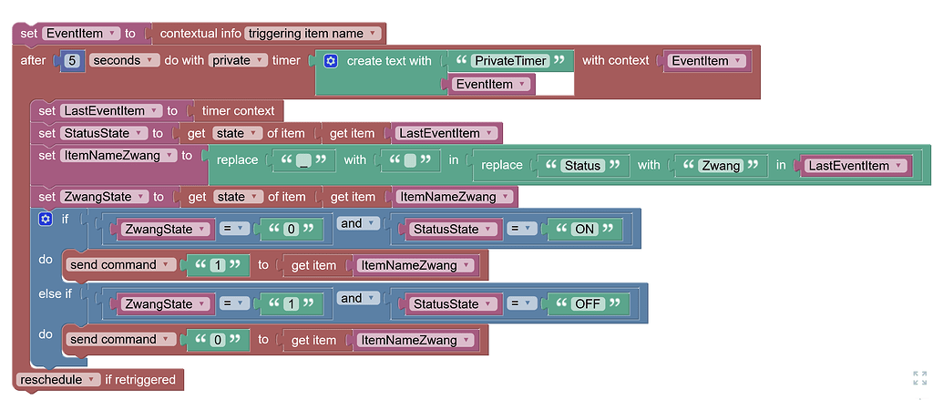 Blockly producing multi threaded access - Scripts & Rules - openHAB Community