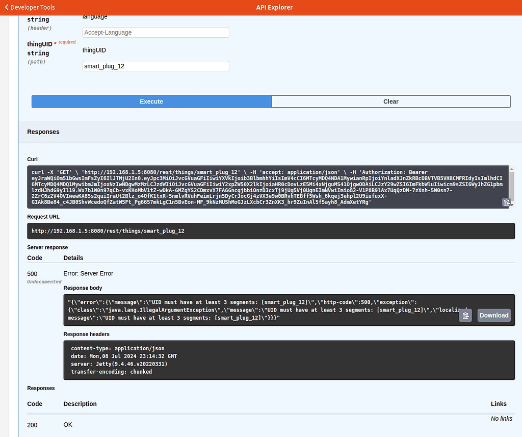 OH3: querying thing in REST results in UID must have at least 3 segments - Items & Sitemaps ...