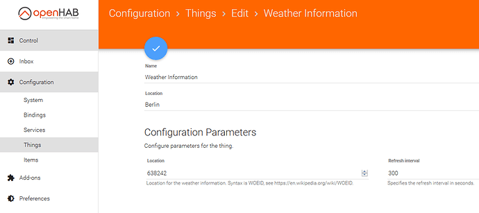 [SOLVED] Demo house - Weather - Bindings - openHAB Community