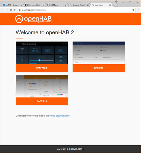 Customize OH Startup Screen of URL Options - Installation - openHAB Community
