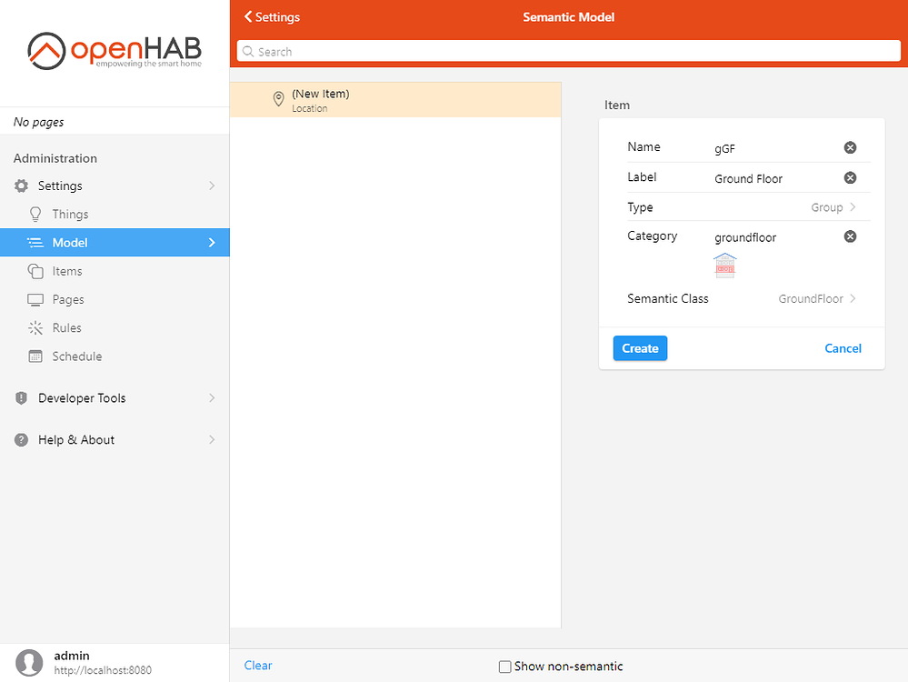 Getting Started with OH3: rewriting the tutorial - 6. Model your home with Items & link Channels ...