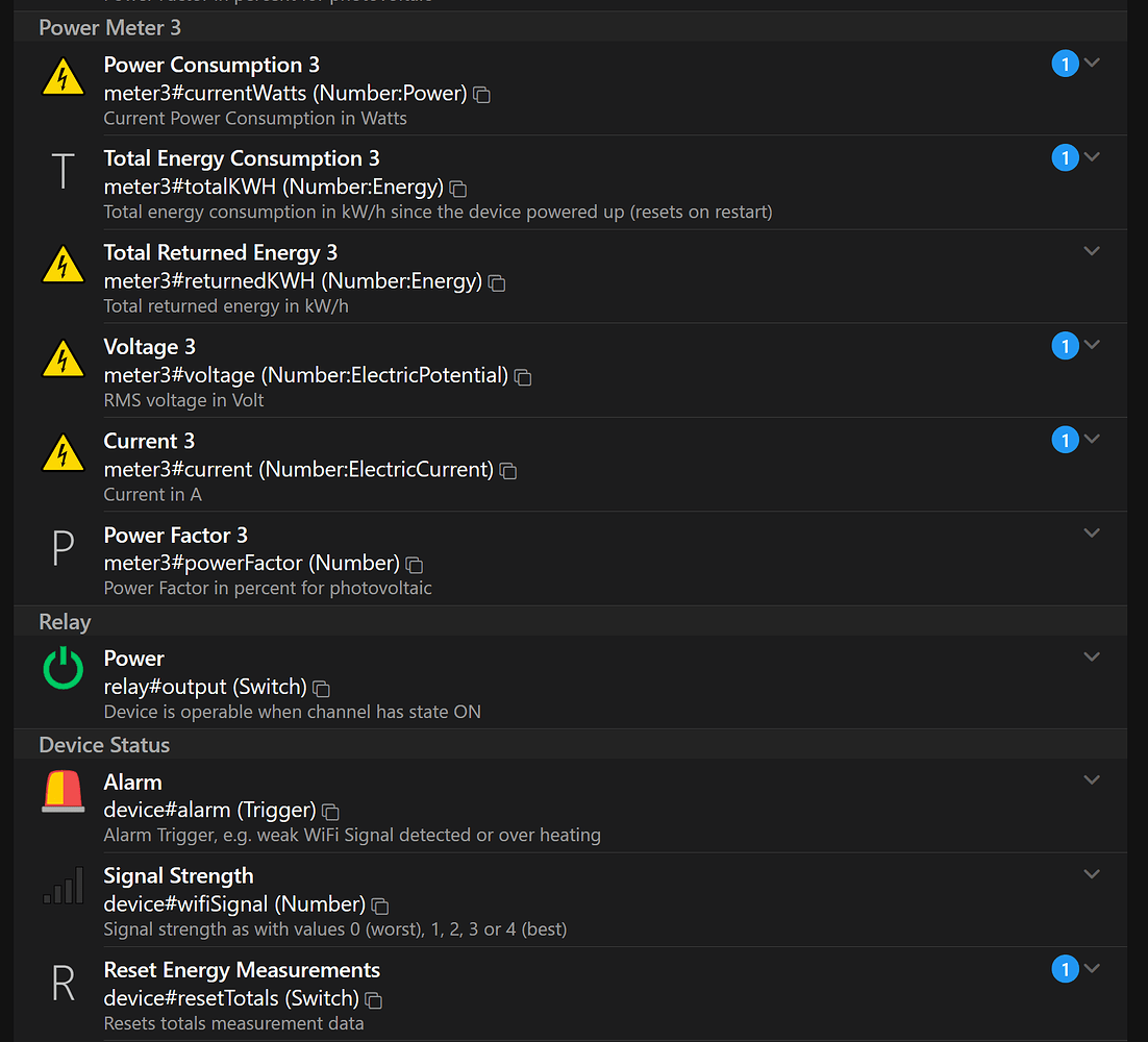 Shelly EM3 Binding reset button only works for meter1 - Bindings - openHAB Community