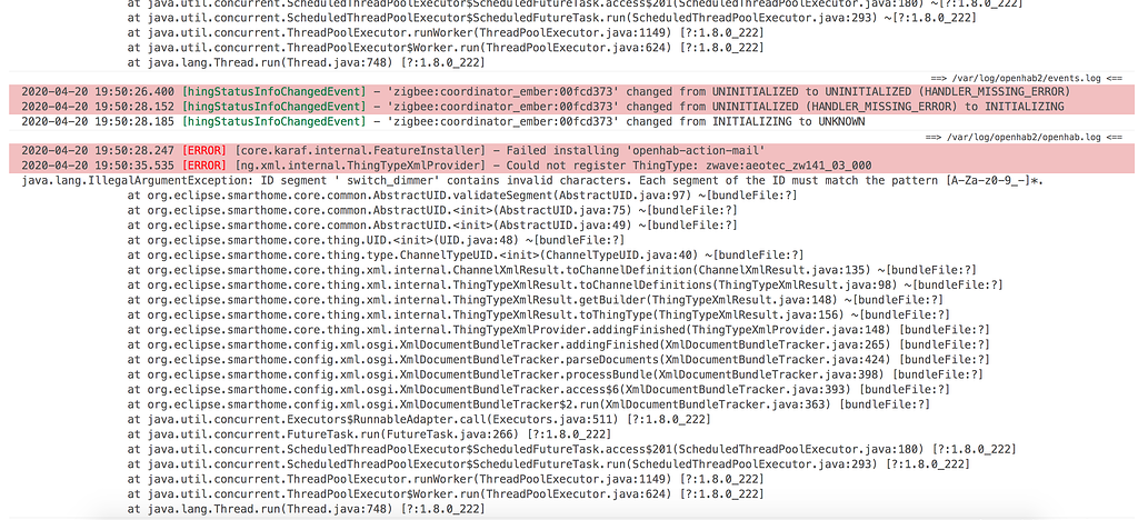 Stability problems after update - Items & Sitemaps - openHAB Community