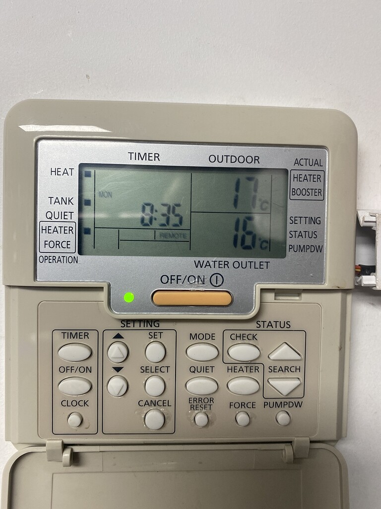 Dimplex ASHP - MQTT connection? - esp32 - openHAB Community