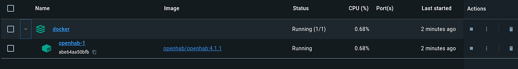 First try to run Openhab in a docker on Ubuntu - Beginners - openHAB Community