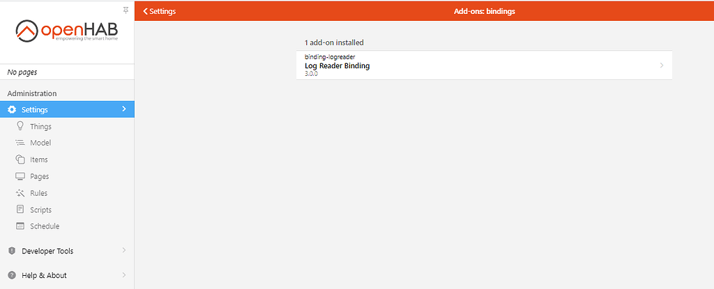 Binding in development not appearing in Main UI - Add-ons - openHAB Community