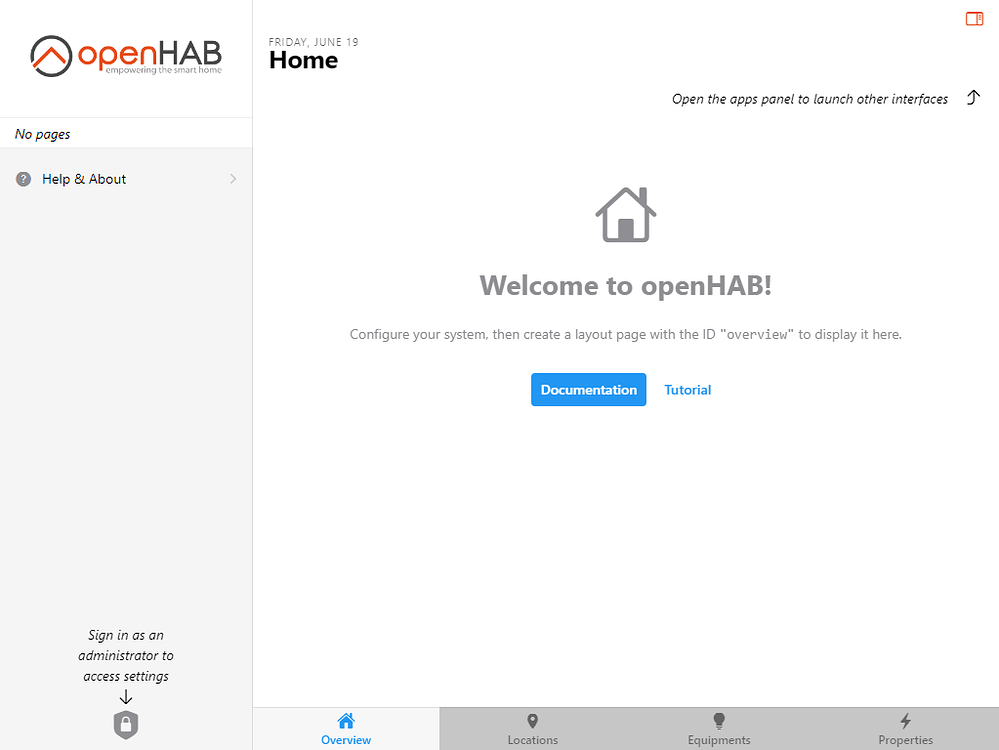 Getting Started with OH3: rewriting the tutorial - 2. First steps - Documentation - openHAB ...