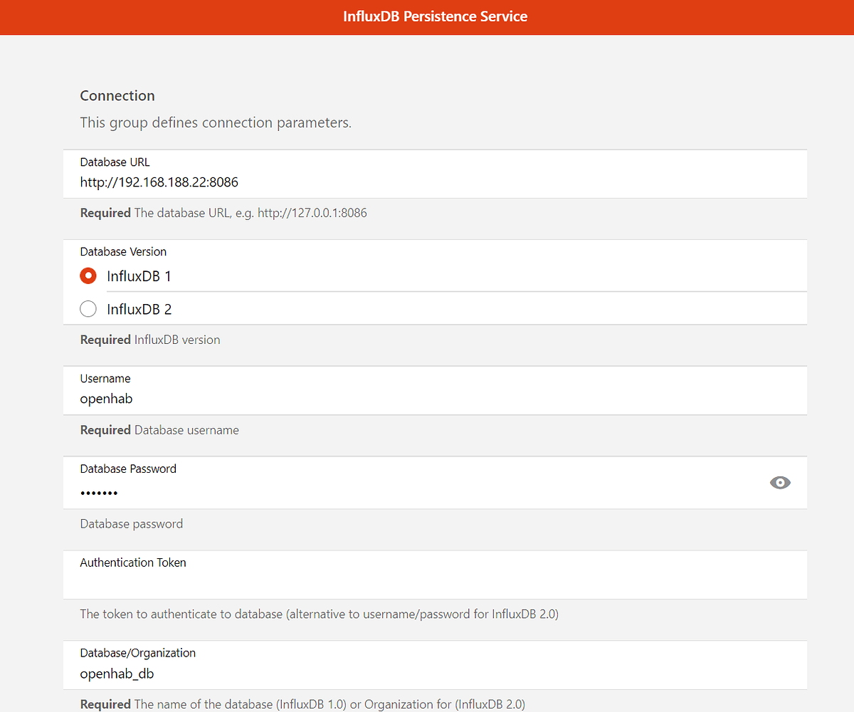 Influx not receiving any data - Runtime - openHAB Community