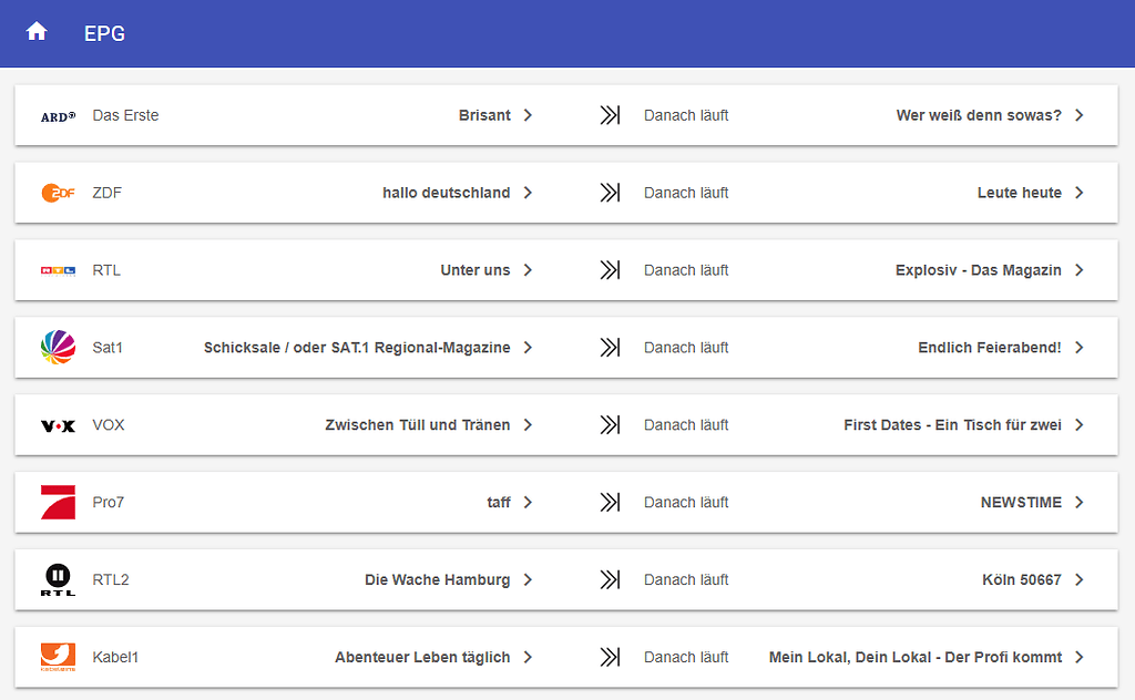 Use XMLTV with openHAB - Solutions - openHAB Community