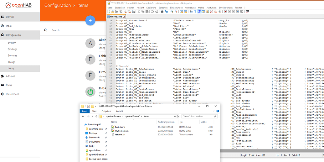 [SOLVED] Update to Openhab 2.5.2.1 Itemsfile not recognized anymore - Items & Sitemaps - openHAB ...