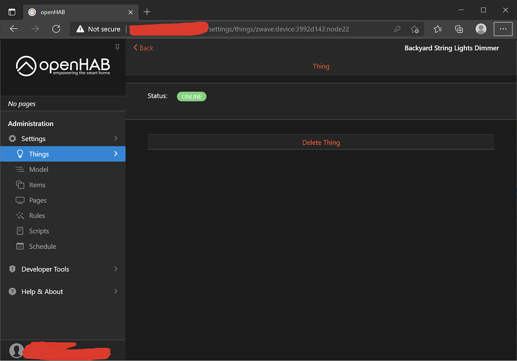 Broken Z-Wave Thing Settings Page - Bindings - openHAB Community