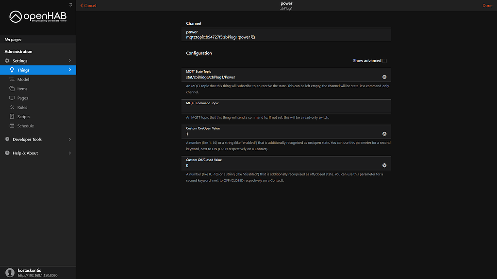 Zigbee2tasmota mqtt command - Bindings - openHAB Community