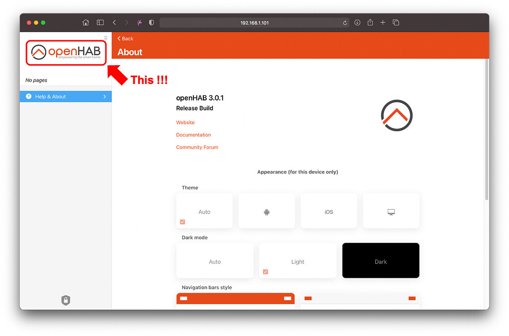 Can I change the logo in openHAB main page? - openhab2 - openHAB Community