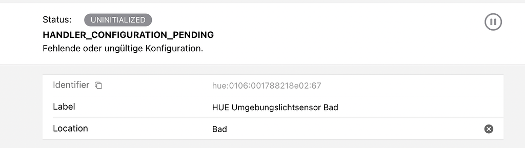 Hue Motion Sensor problem - Bindings - openHAB Community
