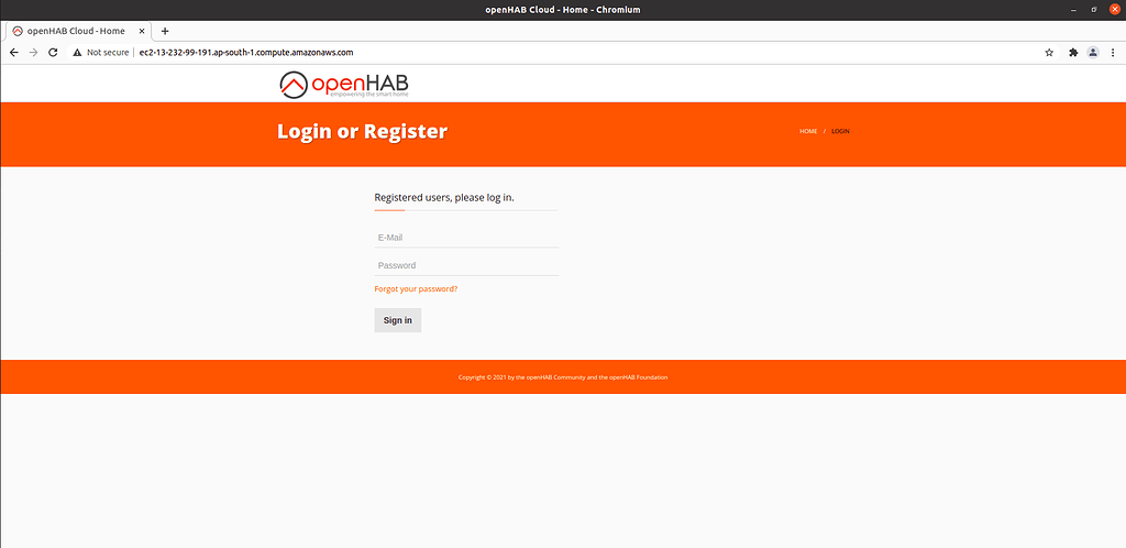 [SOLVED]: Unable to login or register on openhab-cloud deployed on VPS - Beginners - openHAB ...
