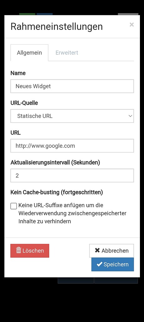 Showing URL in Habpanel widget6 - Beginners - openHAB Community