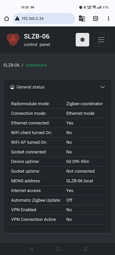 SLZB-06M Zigbee POE Adapter Integration - Bindings - openHAB Community