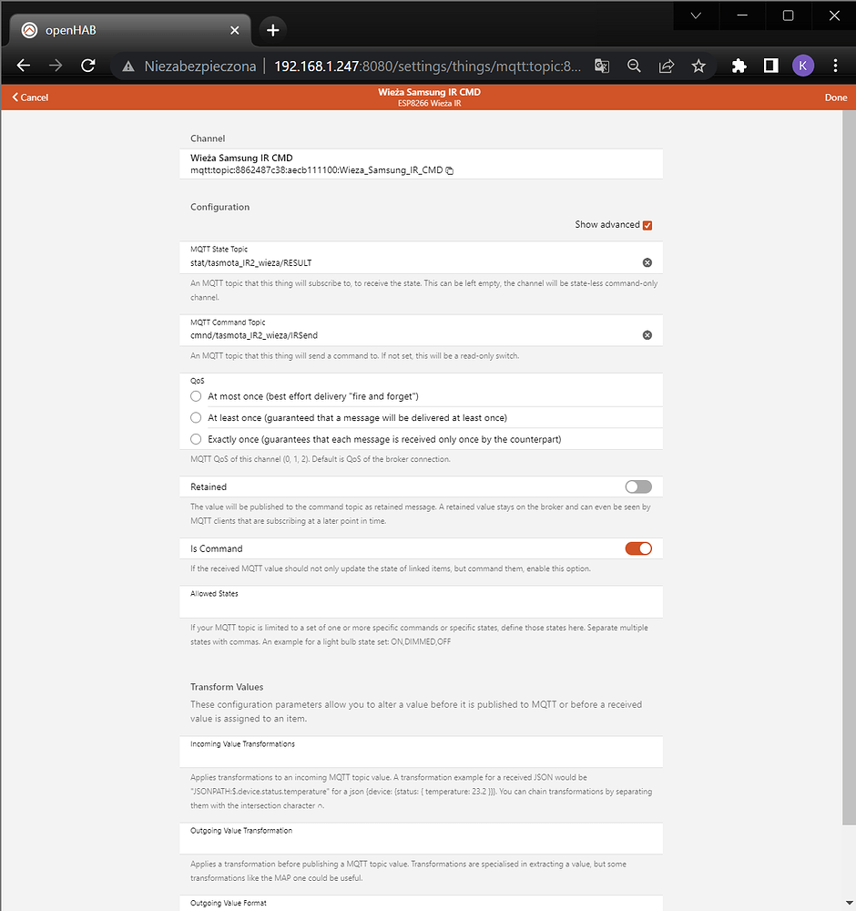 How use MAP file in MainUI - Beginners - openHAB Community