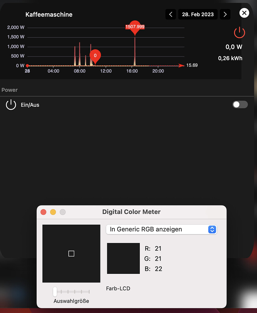 OH-Chart - Background color in Dark Mode - Widgets - openHAB Community