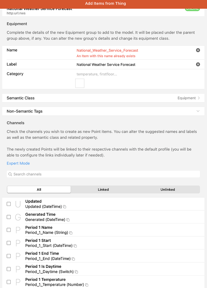 NWS Weather API - Tutorials & Examples - openHAB Community