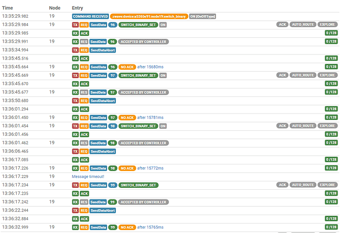 2.5.3 Z-wave - thing receives a command, mostly does it, then goes offline - Bindings - openHAB ...