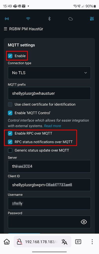 Shelly Gen2. Plus MQTT configuration - Tutorials & Examples - openHAB Community