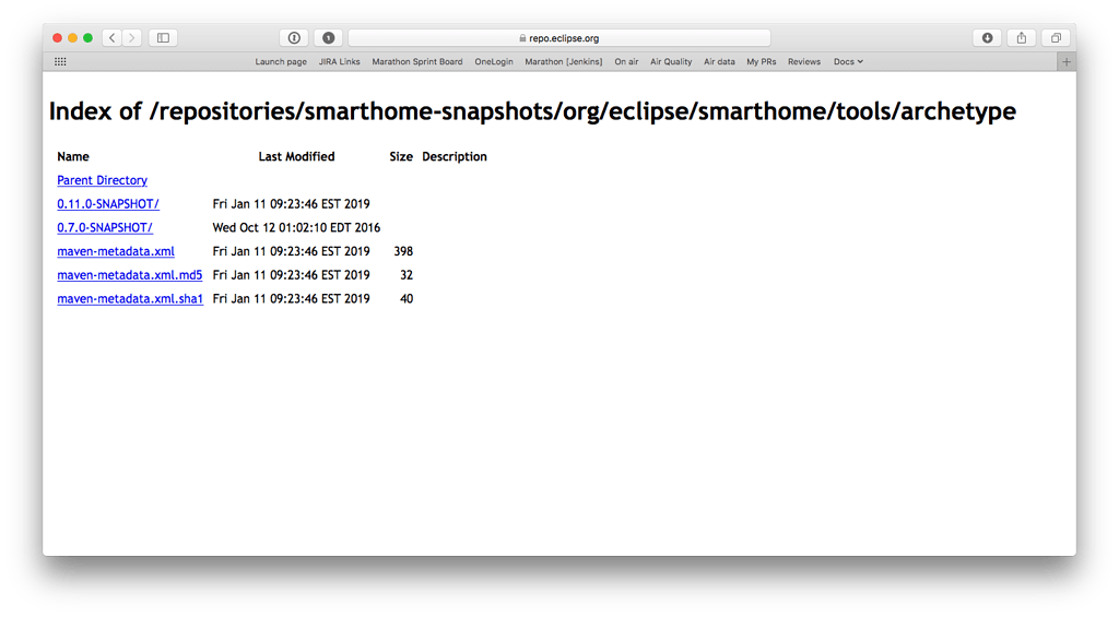 Generating binding skeleton for OpenHab 2.4.0 broken; archetype 0.10.0-SNAPSHOT has broken ...