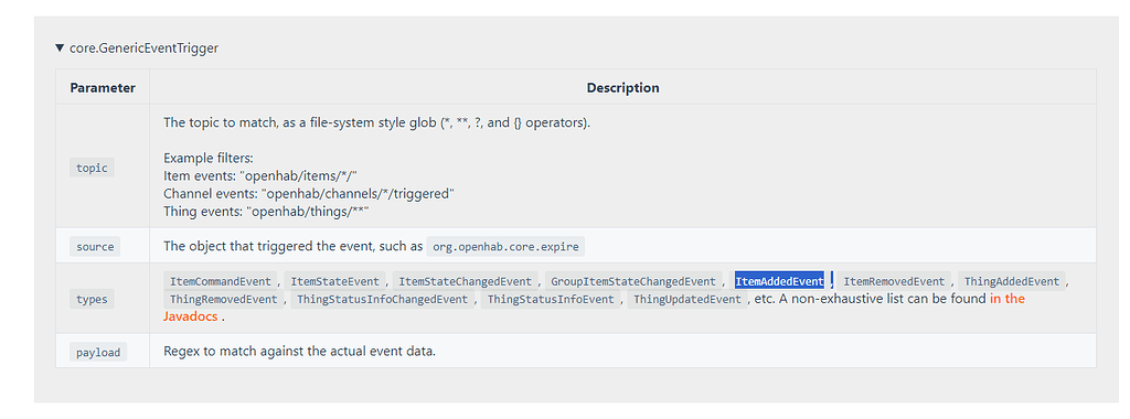JS Scripting using the GenericEventTrigger and ItemAddedEvent - openHAB Community