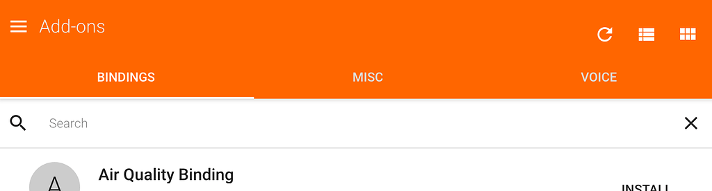 Not all Tabs are shown in Add-ons Menu - IDE & Build - openHAB Community