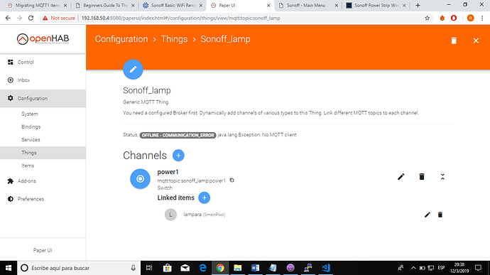 Openhab binding tasmota - openhab2 - openHAB Community