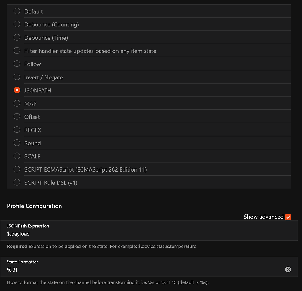 How to scale MQTT value using the UI (show power value in W instead of kW) - Beginners - openHAB ...