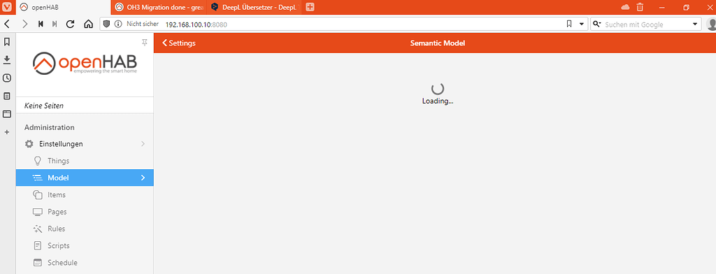 [SOLVED] OH3 Issue - "Model" Page endless loading - Maximum call stack size exceeded in app.js ...