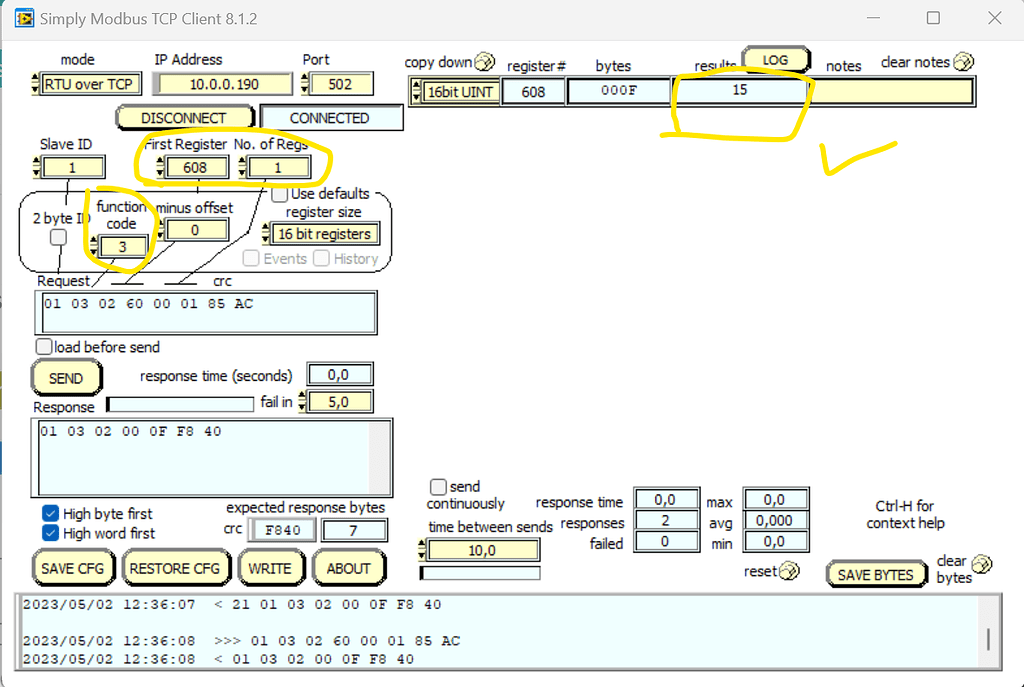 Mobus binding with "rtuEncoded=true" not working - Bindings - openHAB Community