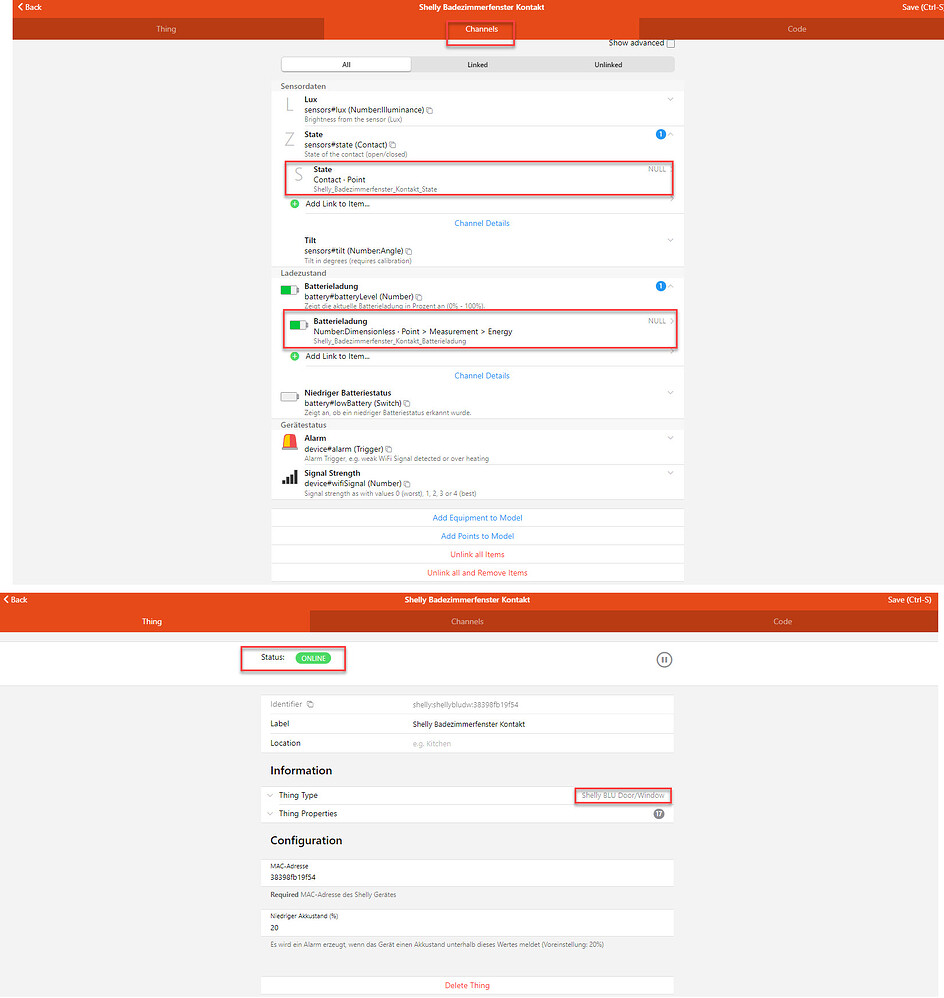 Problems with Shelly BLU Door/Window Sensor - Bindings - openHAB Community