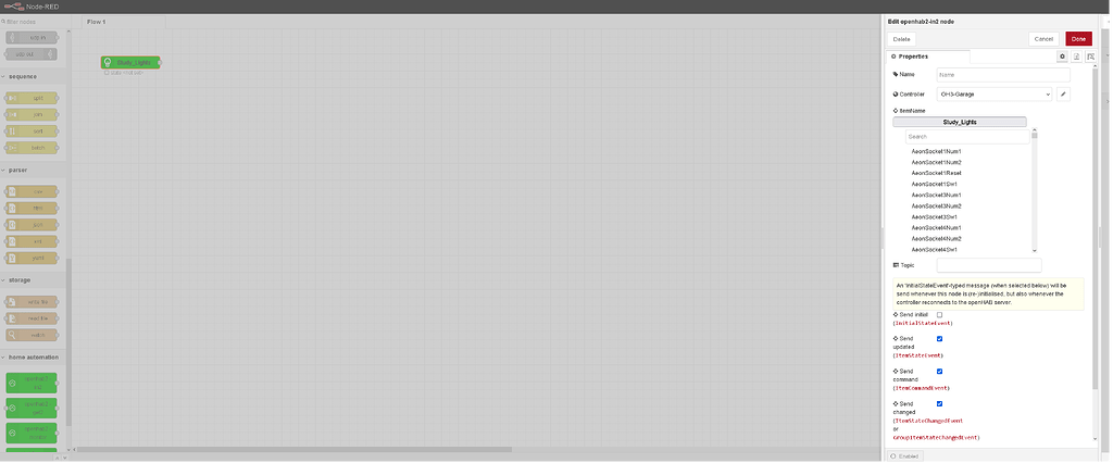 NodeRED with OH3 - 3rd Party - openHAB Community
