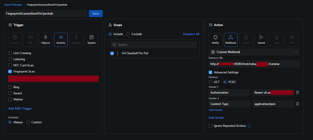[How-To] Correctly Integrate UniFi Protect Webhooks with OpenHAB Using ...