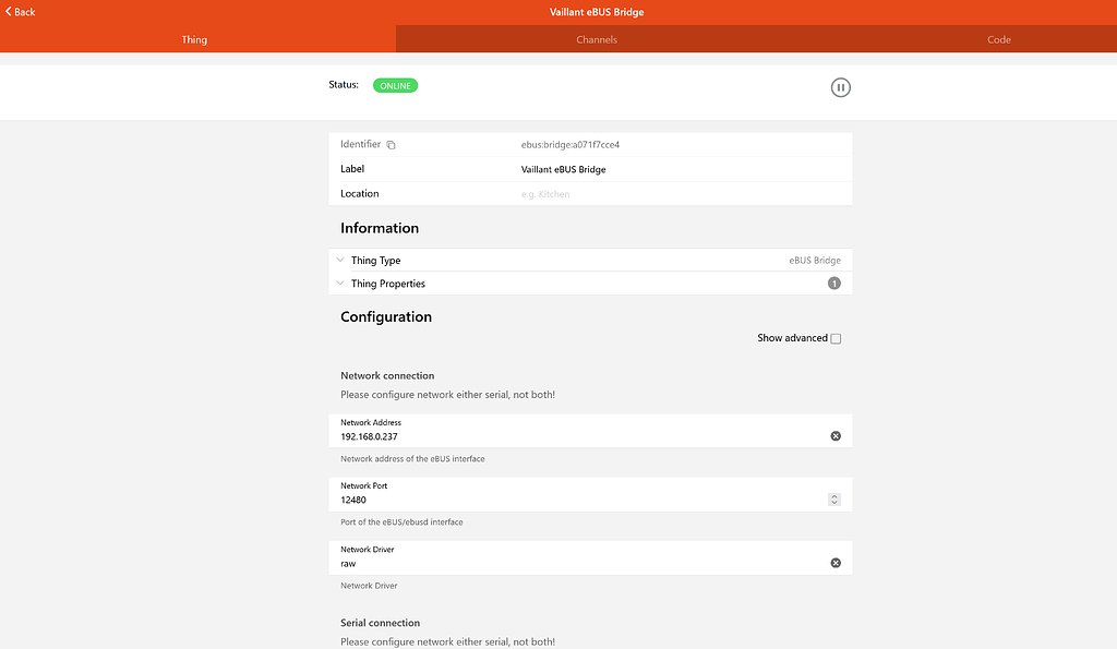 Vaillant VR71 eBus and binding - Beginners - openHAB Community