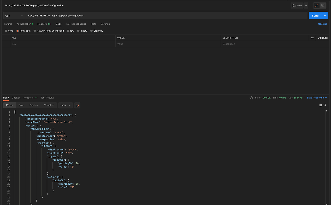 ABB/Busch-Jäger free@home - official REST api - Bindings - openHAB Community