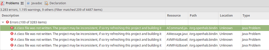 Tons of errors in eclipse after maven clean install - IDE & Build - openHAB Community