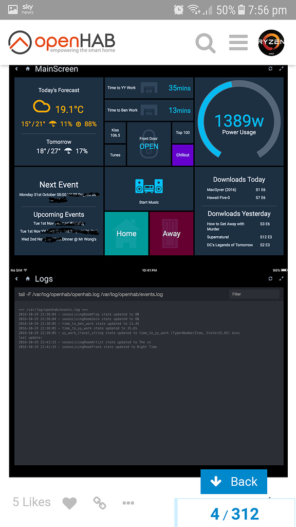 Log viewer habpanel? - HABPanel - openHAB Community