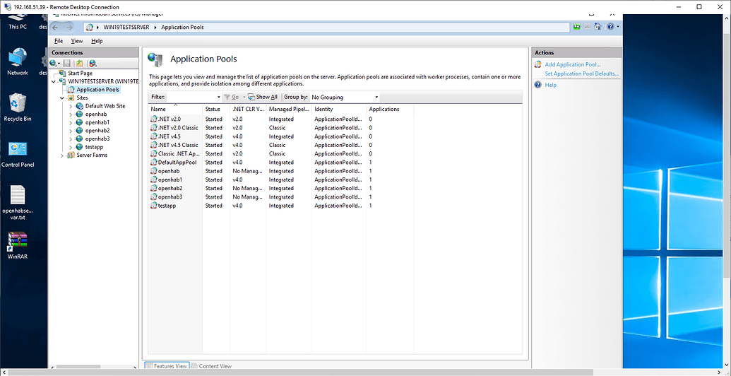 OpenHab 3 with IIS Reverse Proxy on Windows Server 2019 setup issue - Installation - openHAB ...