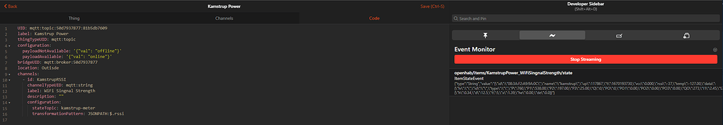 Generic MQTT Binding Transformations dont work - Beginners - openHAB Community