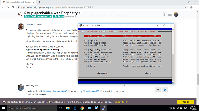 Setup openhabian with Raspberry pi - Beginners - openHAB Community