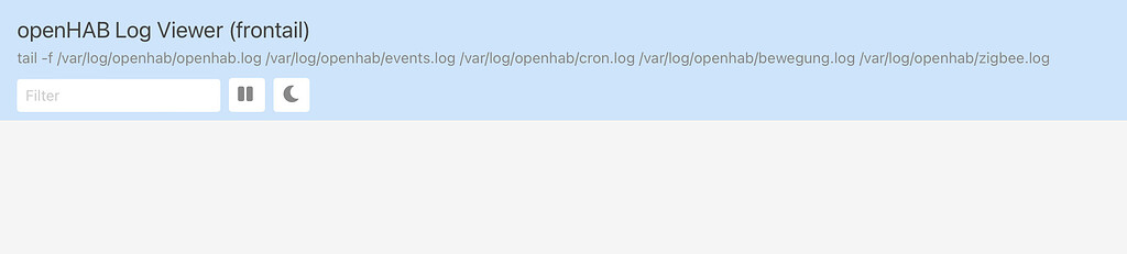 Frontail does not show logs anymore - Runtime - openHAB Community