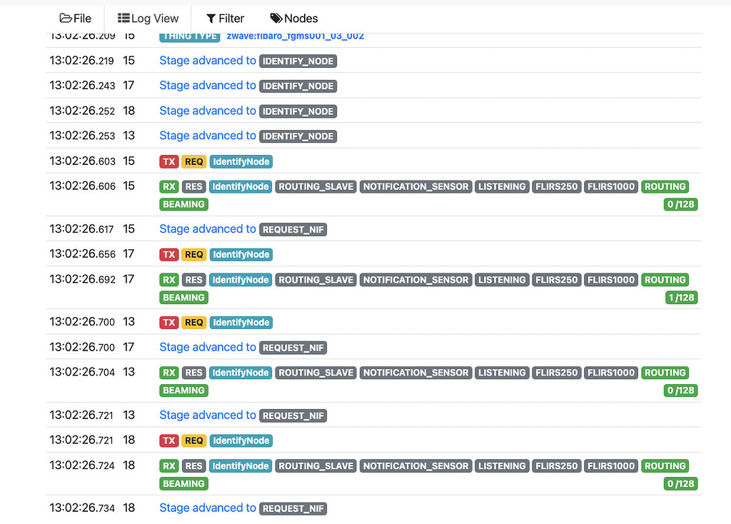 Z-Wave Battery Devices not working - stuck in REQ_INF - Bindings - openHAB Community