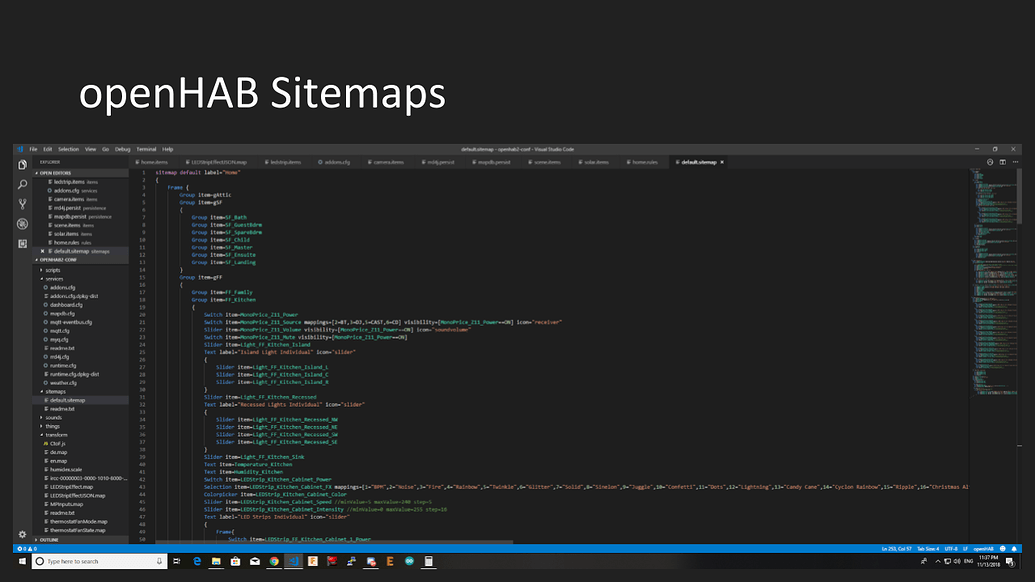 Openhab Basics Tutorial Part 4n Sitemaps And Uis Tutorials And Examples Openhab Community